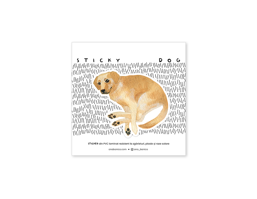 Ana Banica Sticker labrador | OTOTO